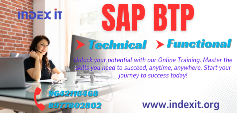 Best Sap BTP Online Training Institute In Hyderabad