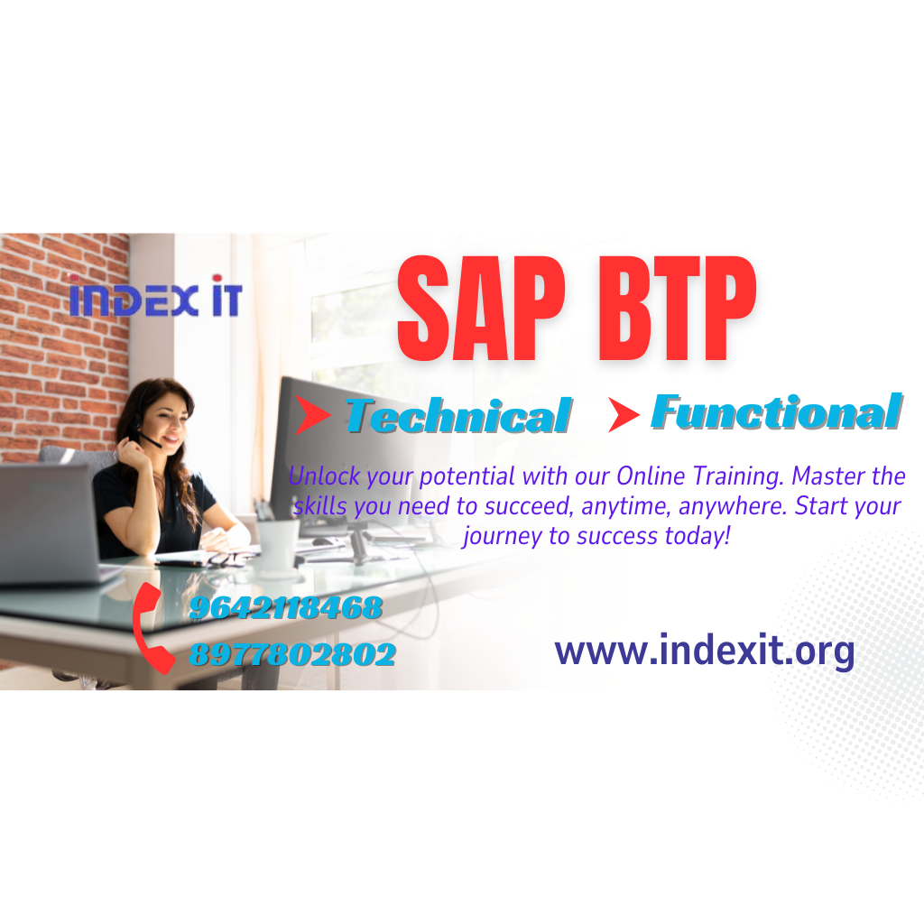 Best Sap BTP Online Training Institute In Hyderabad